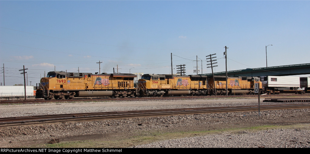 UP Z Train North Bound